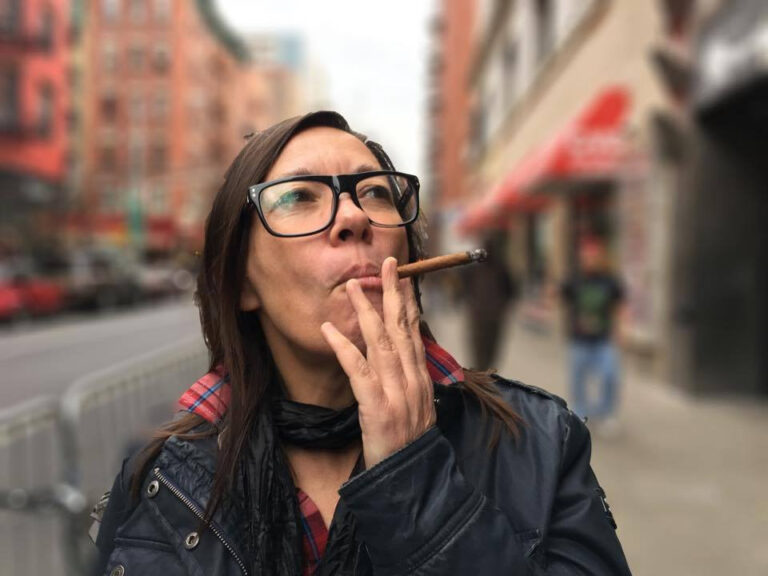 The show-stopping Nastassja Bassi of The Castanet Club. - Planet Maynard